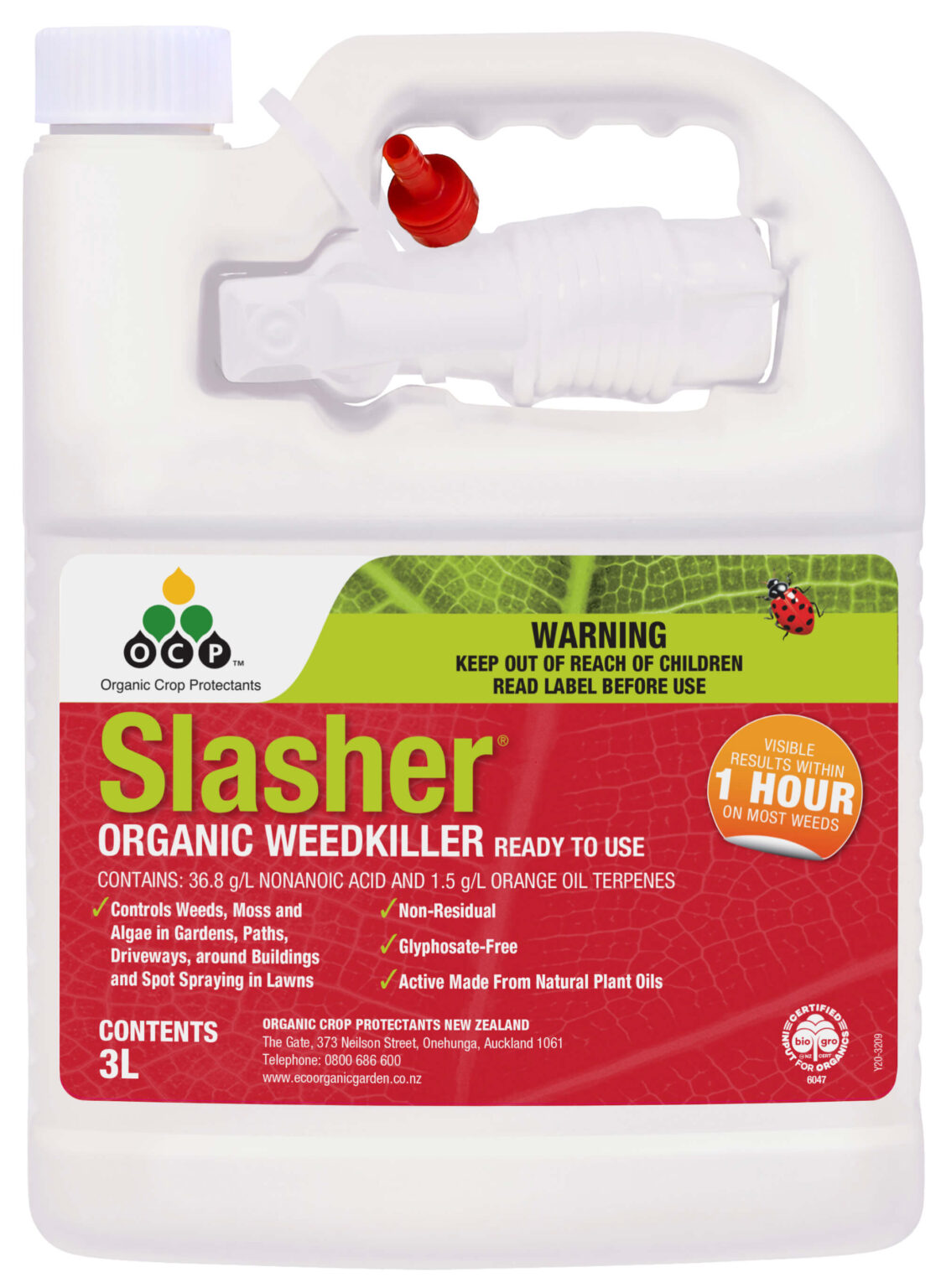 Slasher Organic Weedkiller - eco-organic garden by OCP